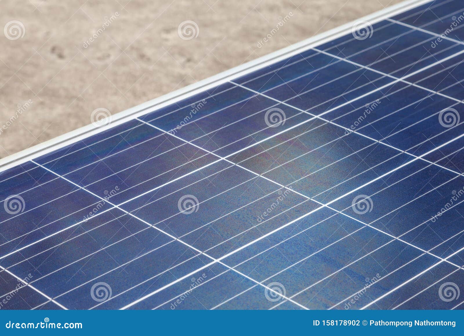 Solar Panel with Nano Coating Stock Photo - Image of development ...