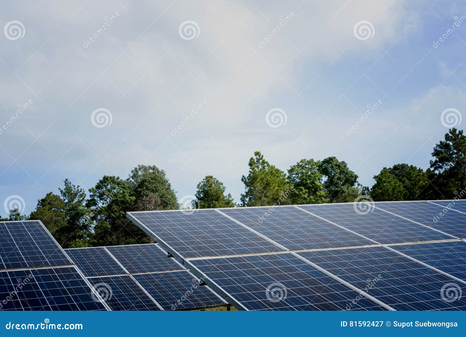 Solar panel stock image. Image of panorama, nature, panel - 81592427