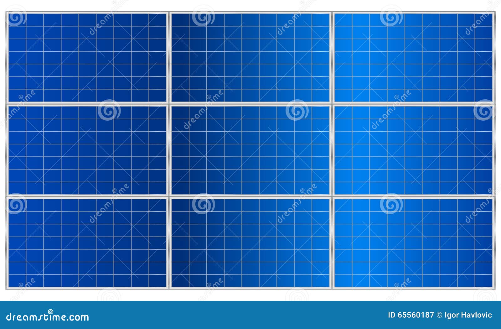 Solar Panel with Nice Shades. Vector Stock Illustration - Illustration ...