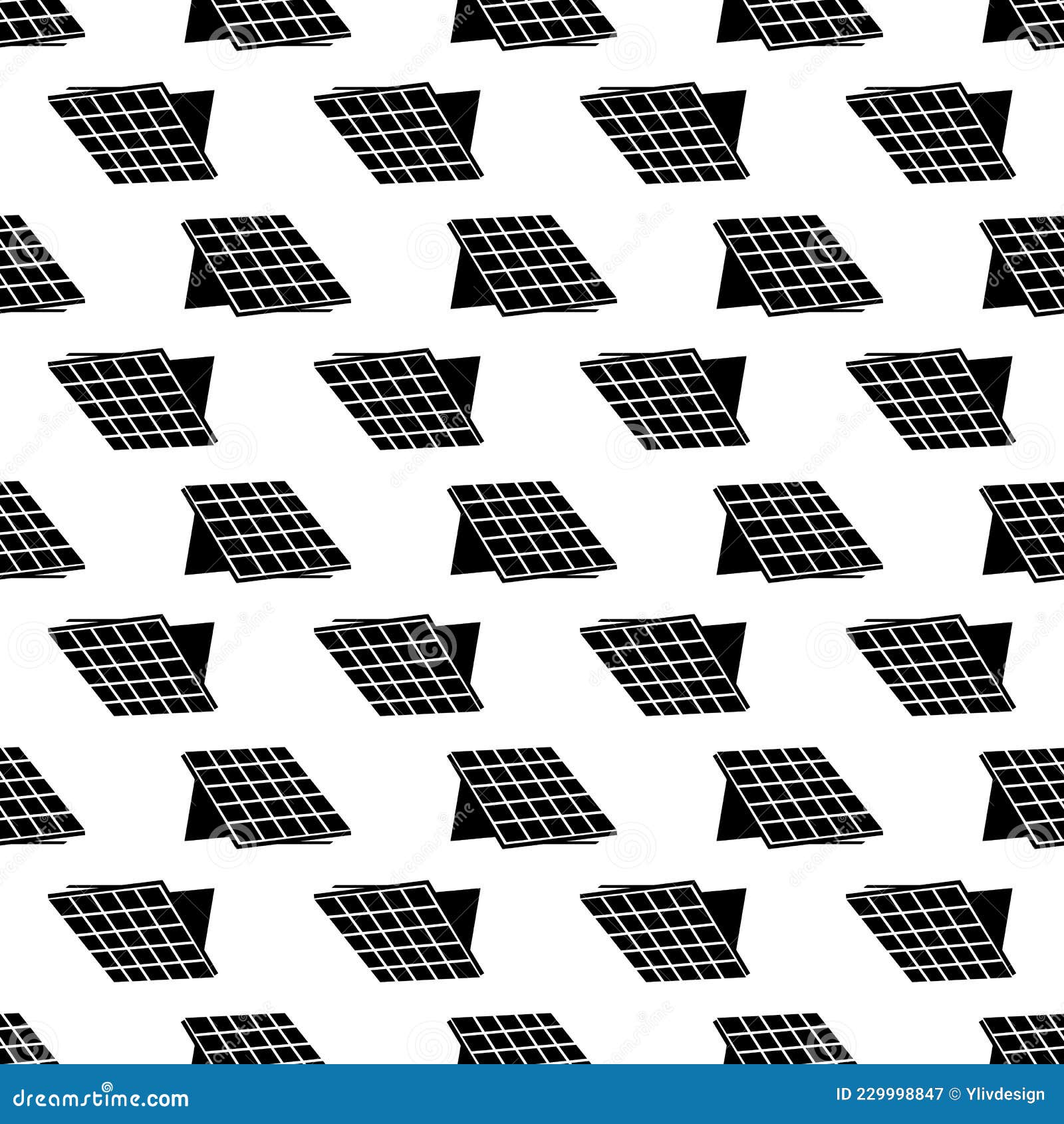 Solar Panel Pattern Seamless Vector Stock Vector - Illustration of ...