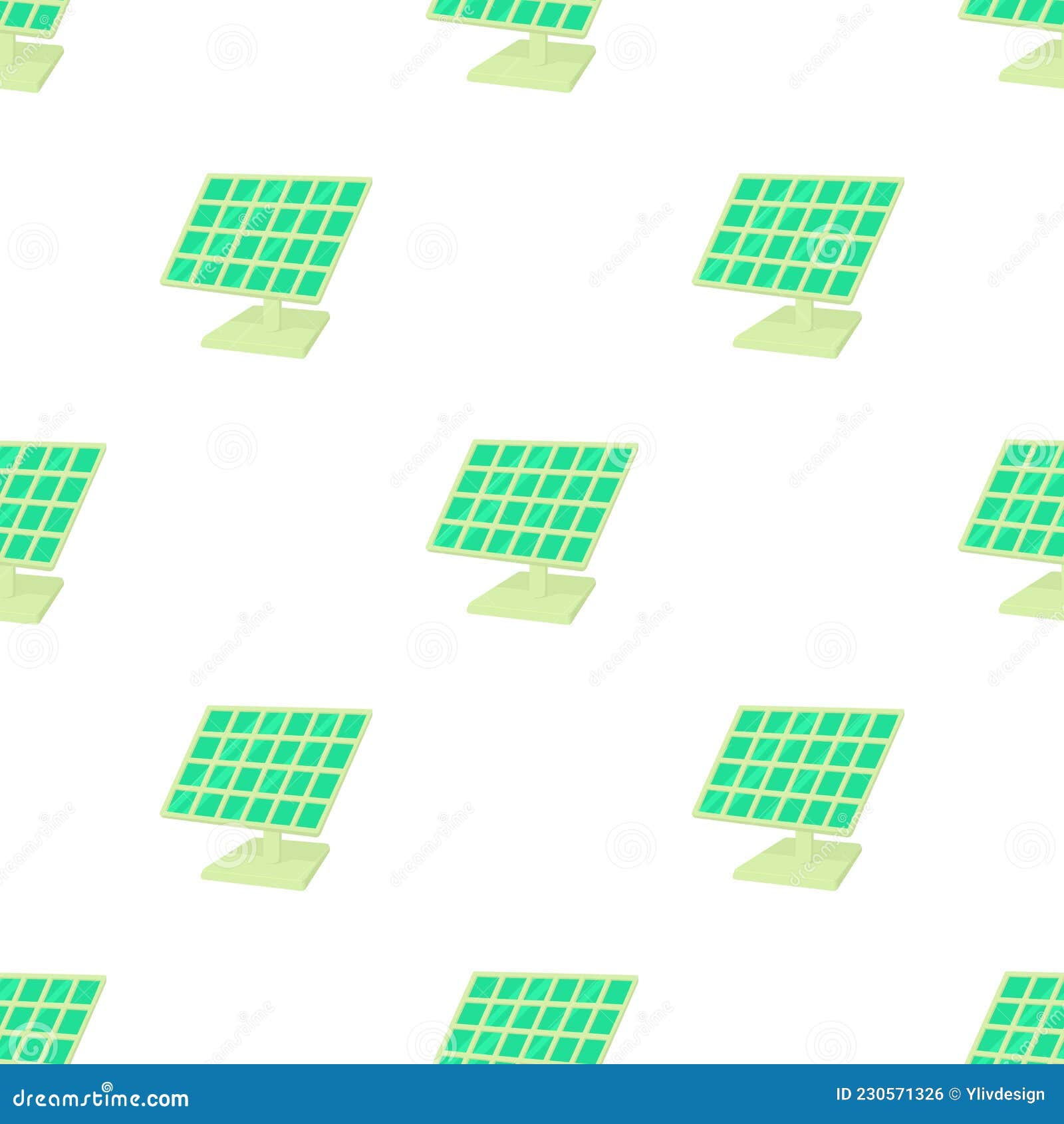 Solar Panel Pattern Seamless Vector Stock Illustration - Illustration ...
