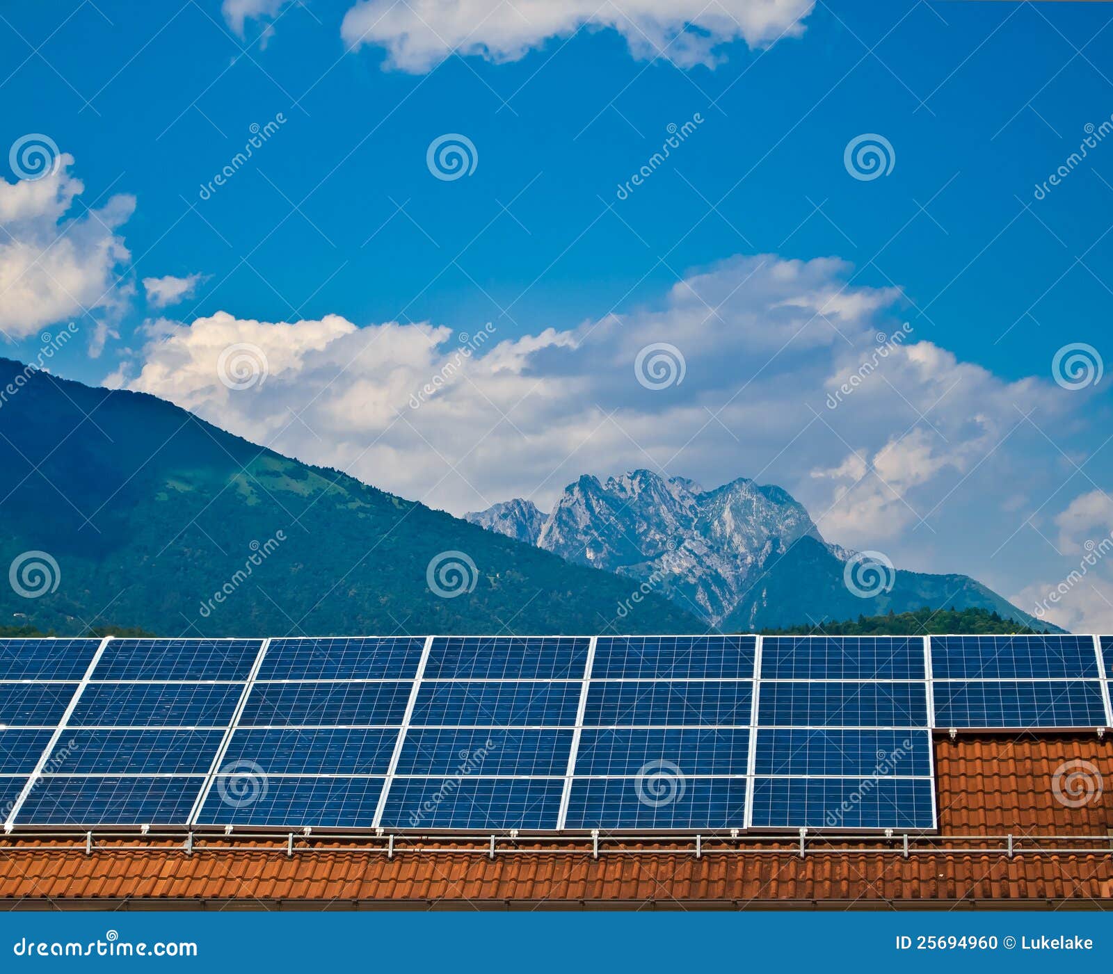 Solar Panel Photovoltaic Energy Stock Photo - Image of environment ...