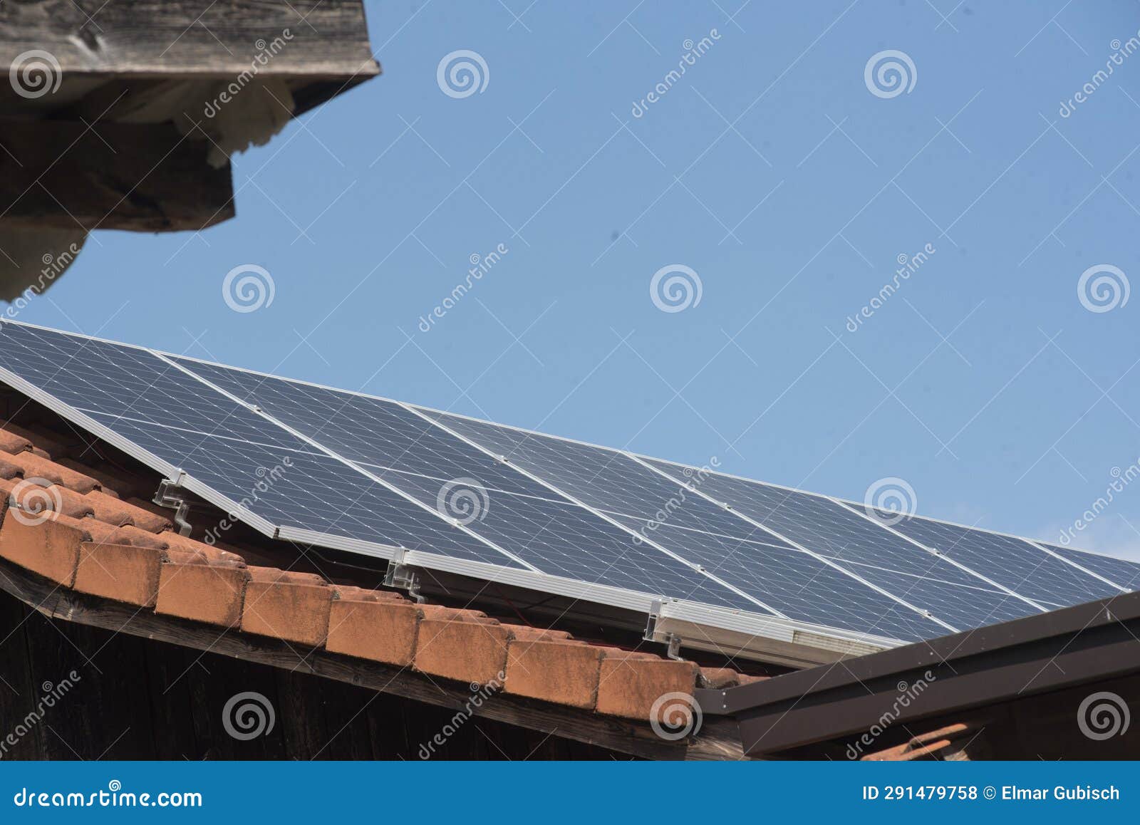 Solar Panel and Photovoltaics for Sustainable Energy Stock Photo ...