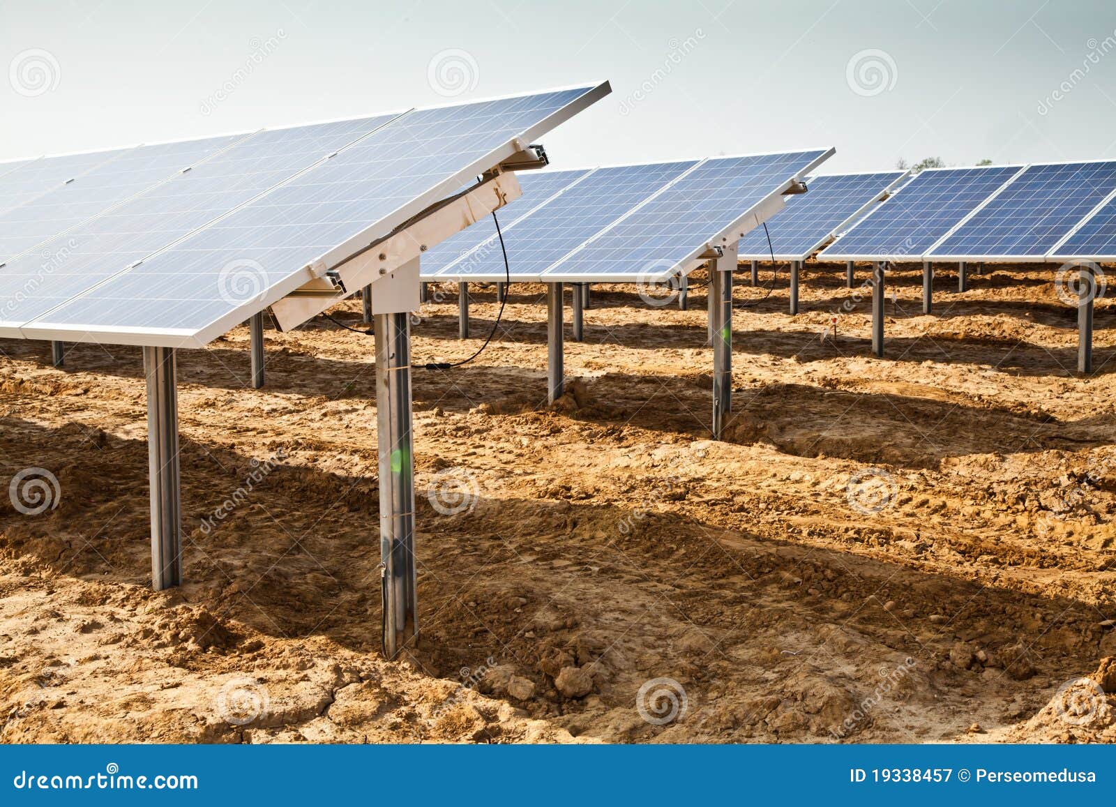 Solar panel plant stock image. Image of nature, industrial - 19338457