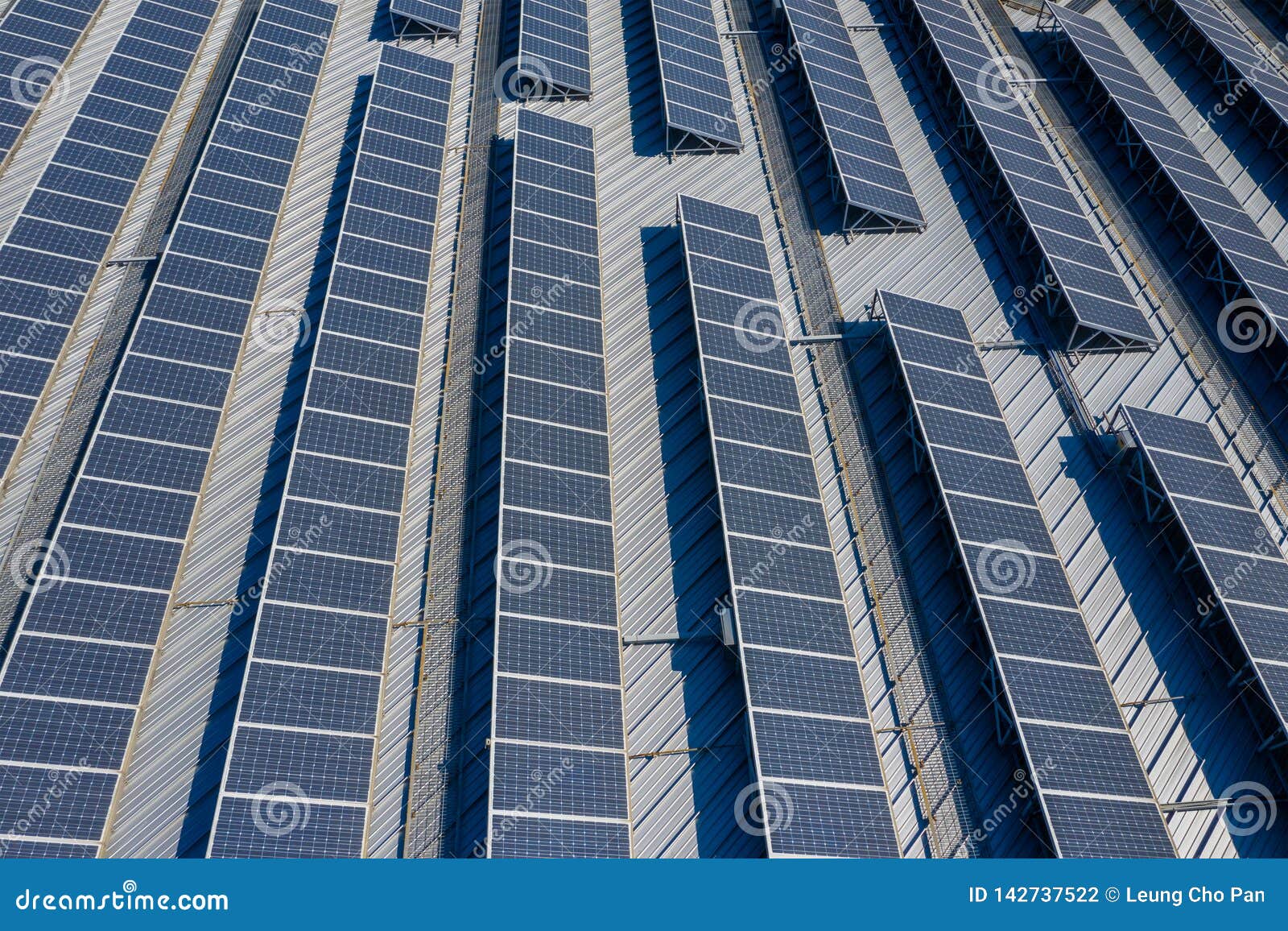 Solar panel plant stock photo. Image of solar, generation - 142737522