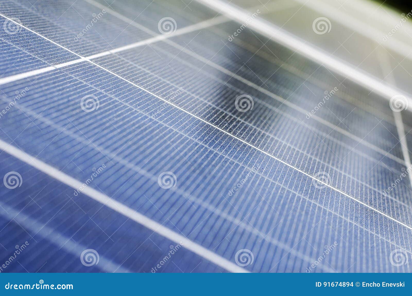 Solar Panel and Polycrystalline Photovoltaic Cells Stock Photo - Image ...