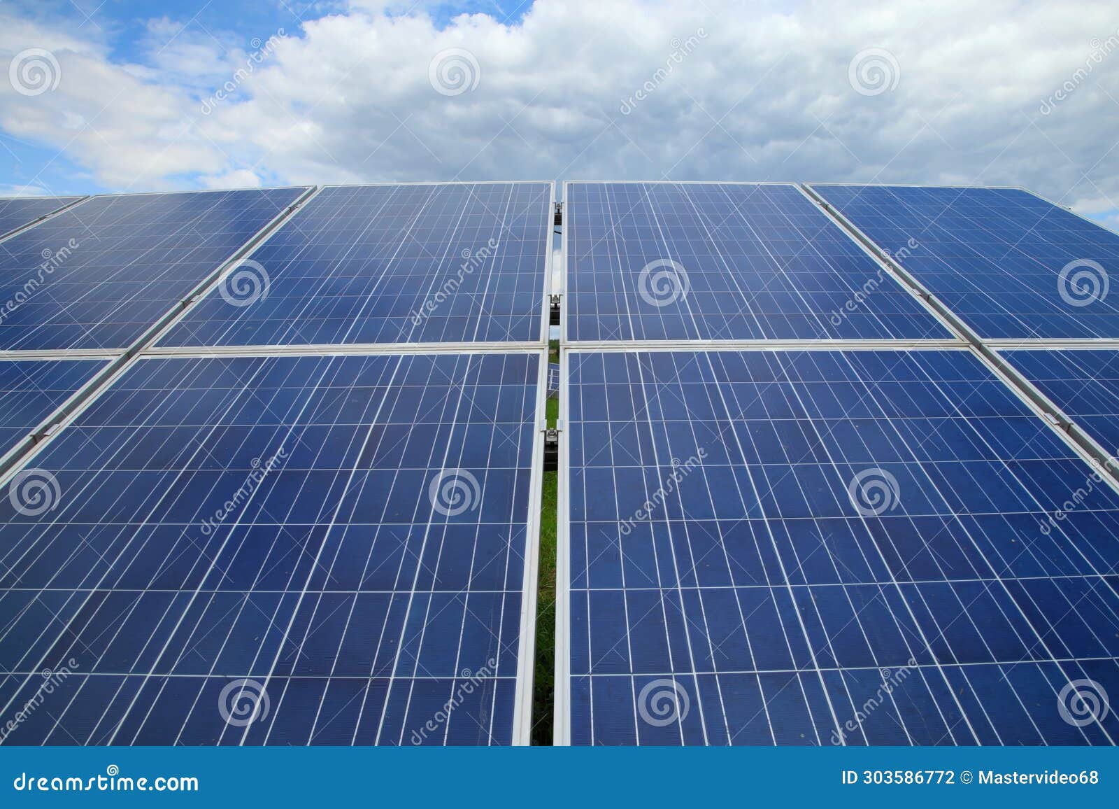 Solar Panel. Solar Panel Produces Green, Environmentally Friendly ...