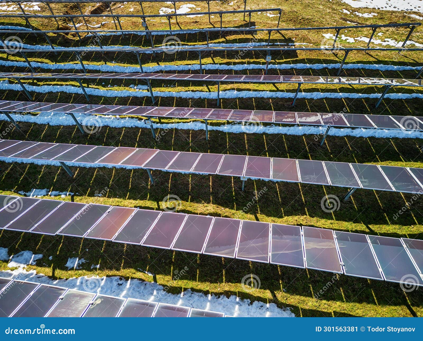 Solar Panel Produces Green, Environmentaly Friendly Energy from the ...