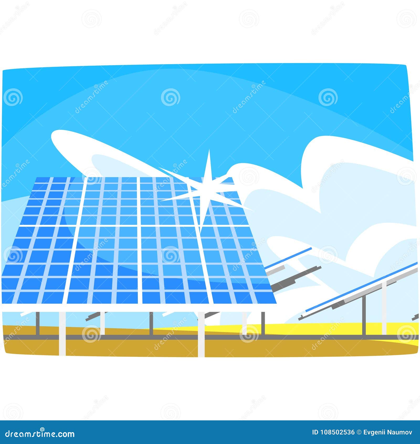 Solar Panel, Production of Energy from the Sun, Ecological Energy ...