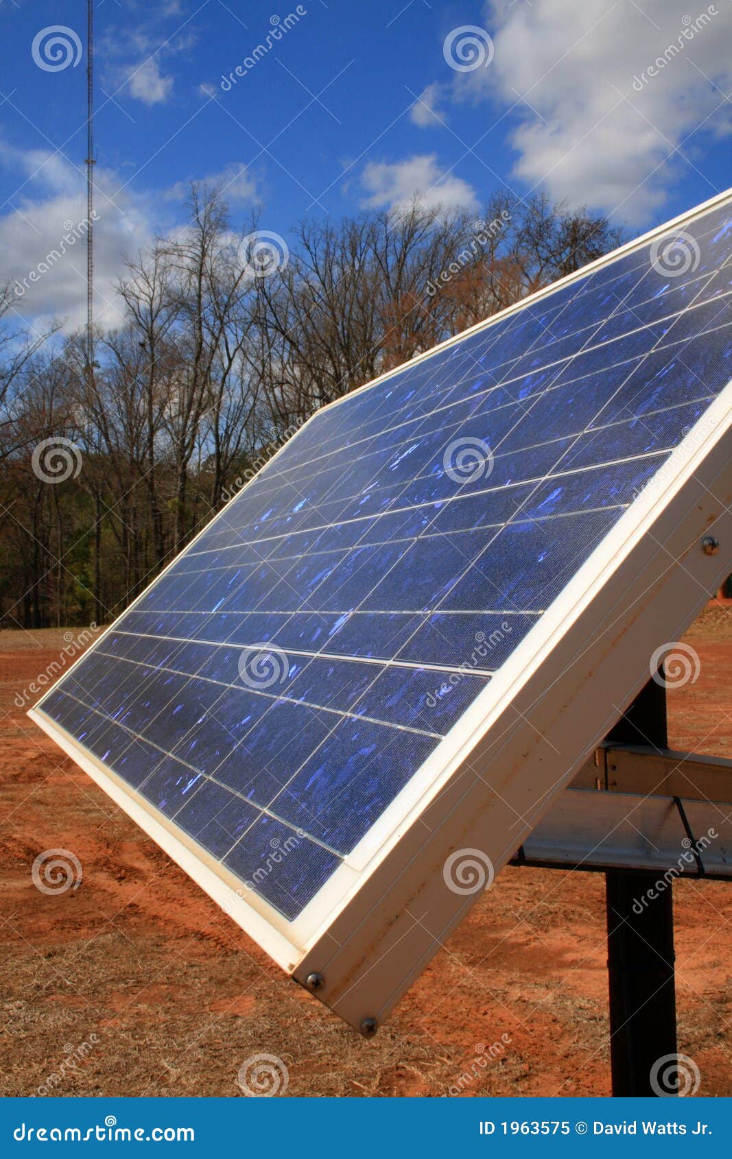 Solar Panel Profile stock image. Image of panel, panels - 1963575