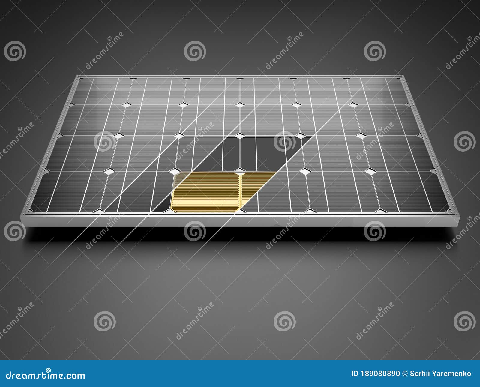 Solar panel. stock illustration. Illustration of solar - 189080890