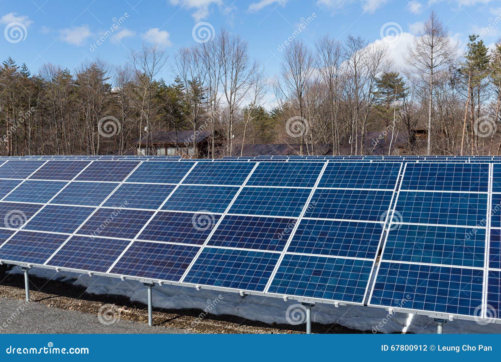 Solar panel station stock photo. Image of resource, save - 67800912