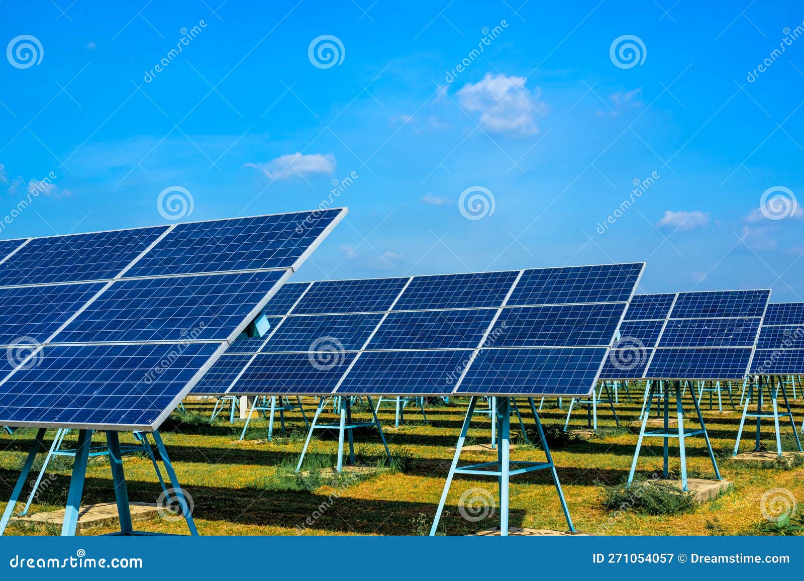 Solar Panel Station, Engineer Installing Solar Panel at Solar Energy ...