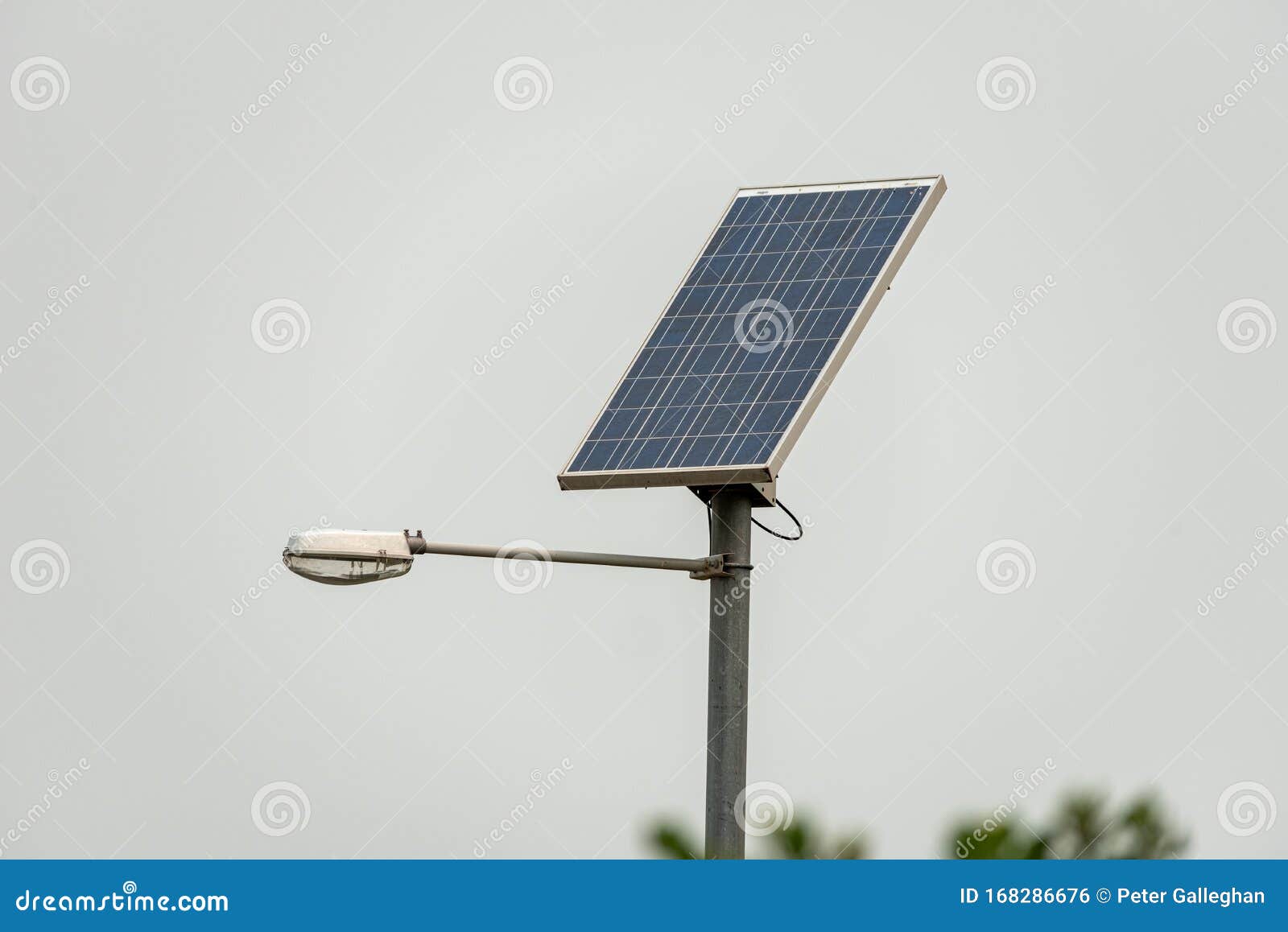 Solar Panel on Street Lights in Australia Stock Photo - Image of lights ...