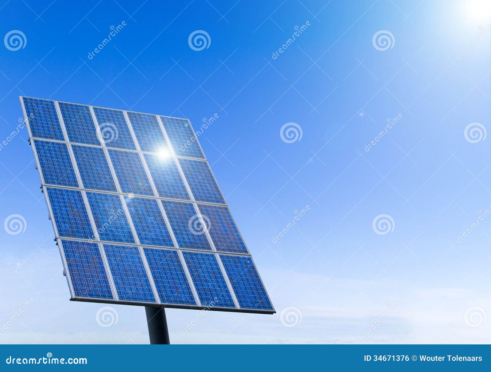 Solar panel stock photo. Image of power, environmental - 34671376
