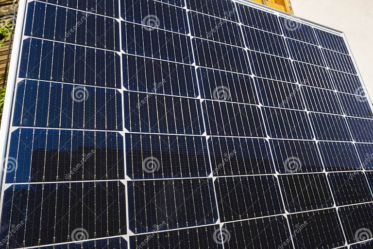 Solar panel surface. stock photo. Image of sunny, renewable - 252629896