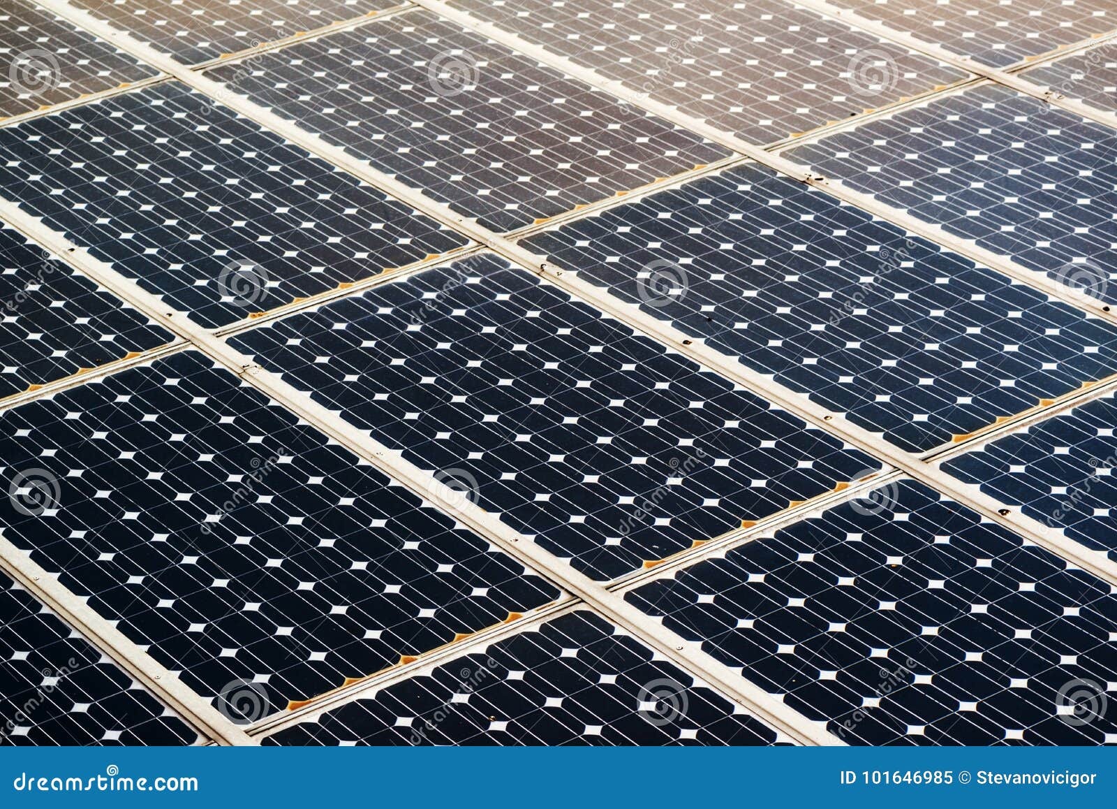Solar panel surface stock image. Image of environmental - 101646985