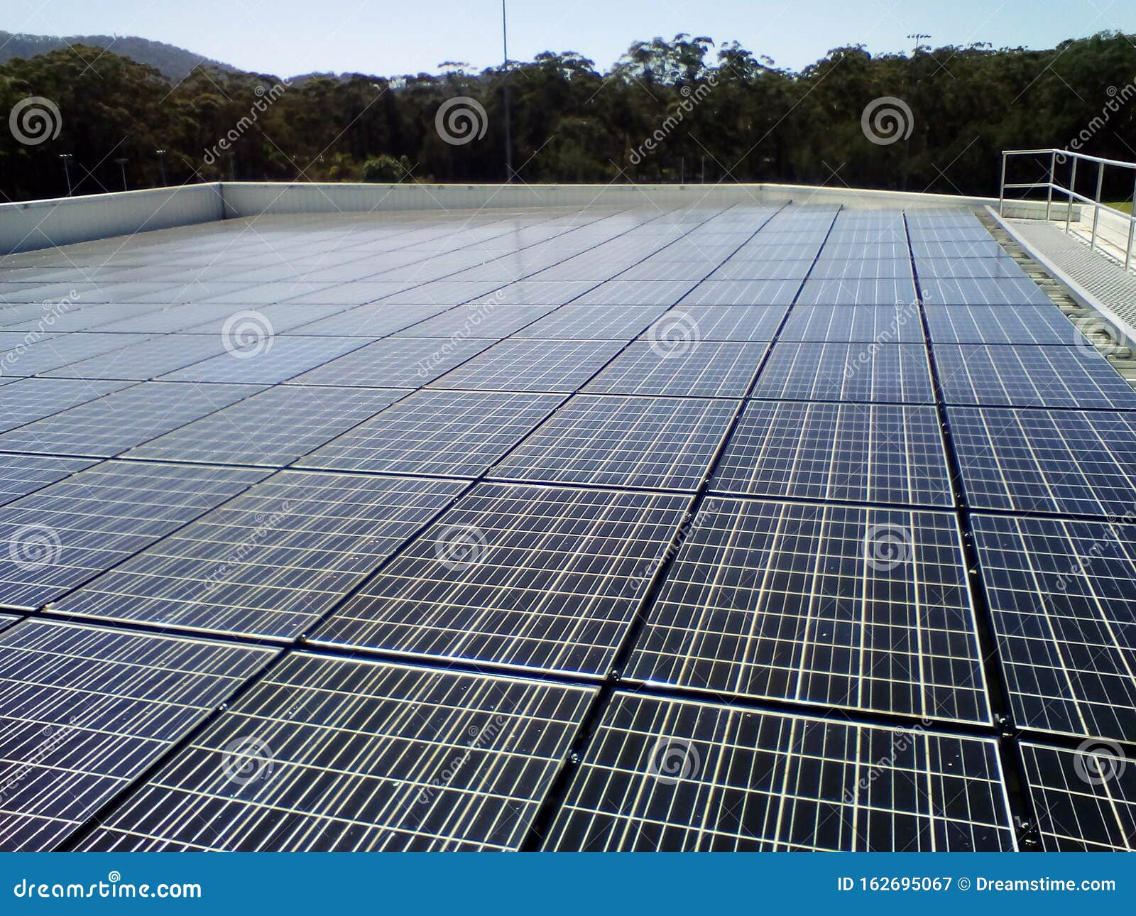 Solar panel system stock image. Image of electricity - 162695067