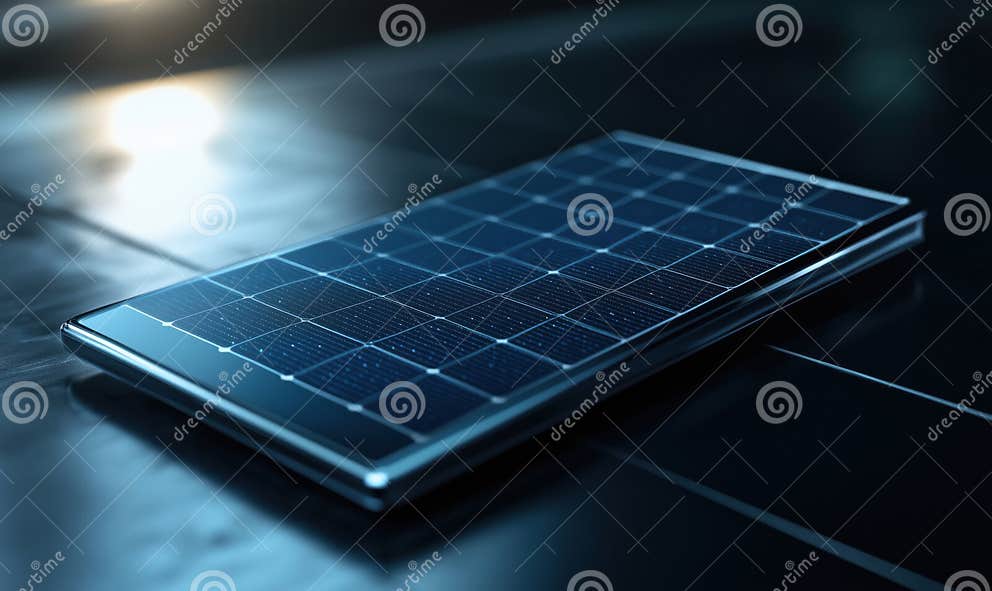 Solar Panel Technology Showcasing Sleek Design and Advanced ...