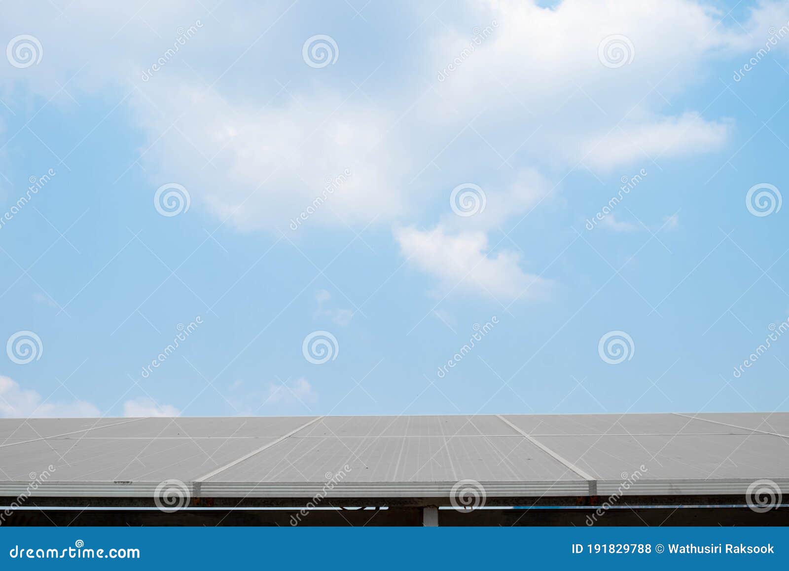 Solar panel under the sky. stock photo. Image of alternative - 191829788
