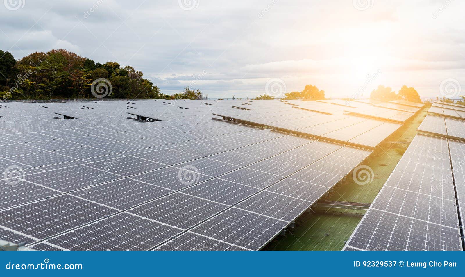 Solar panel under sunlight stock image. Image of light - 92329537