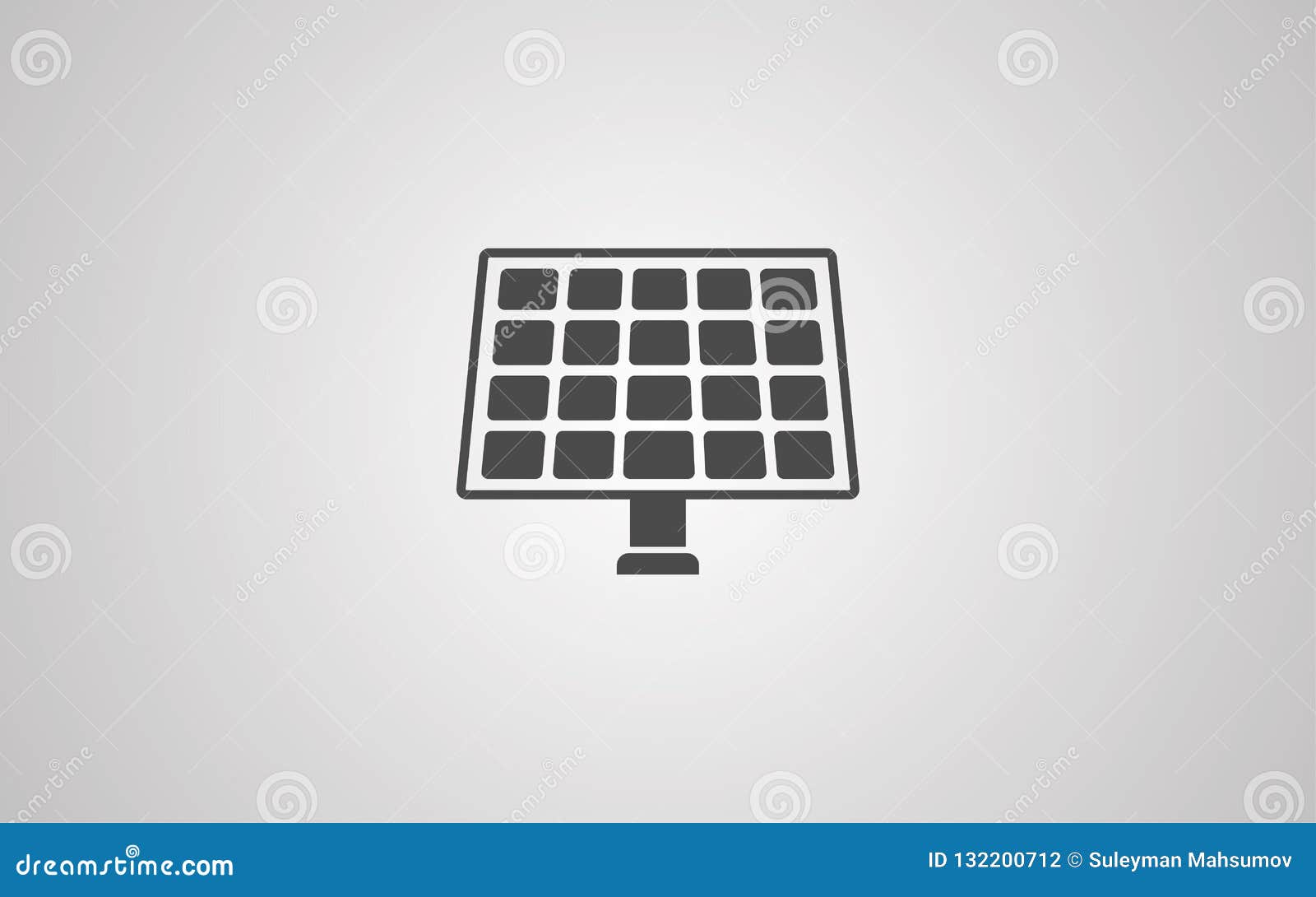 Solar Panel Vector Icon Sign Symbol Stock Vector - Illustration of ...