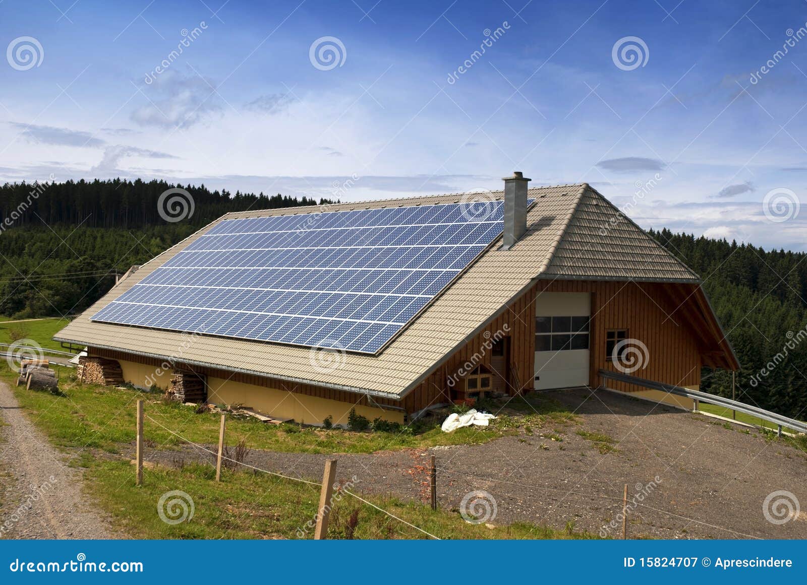 Solar panels stock image. Image of energy, ecologically - 15824707