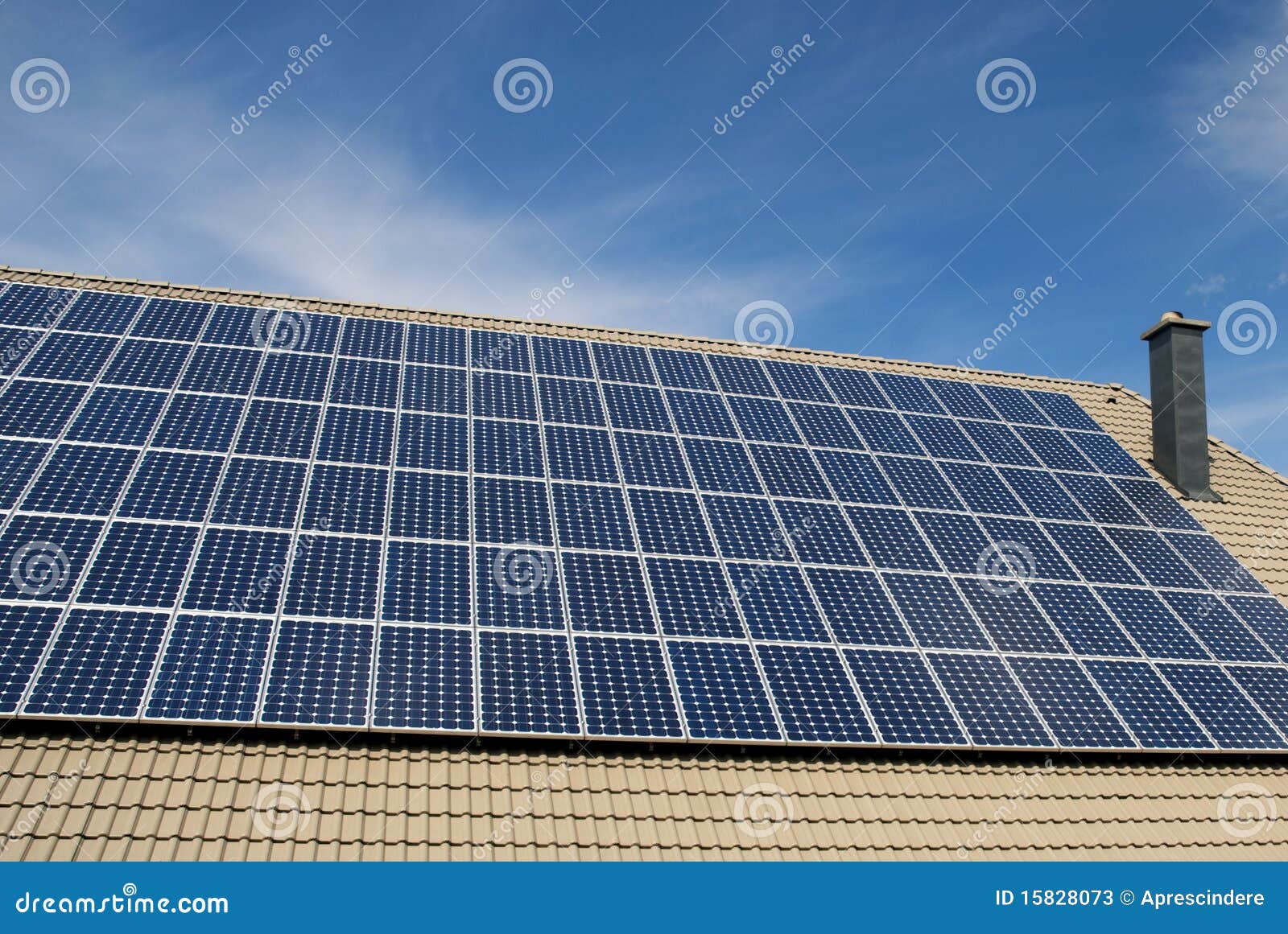 Solar panels stock image. Image of generator, energy - 15828073