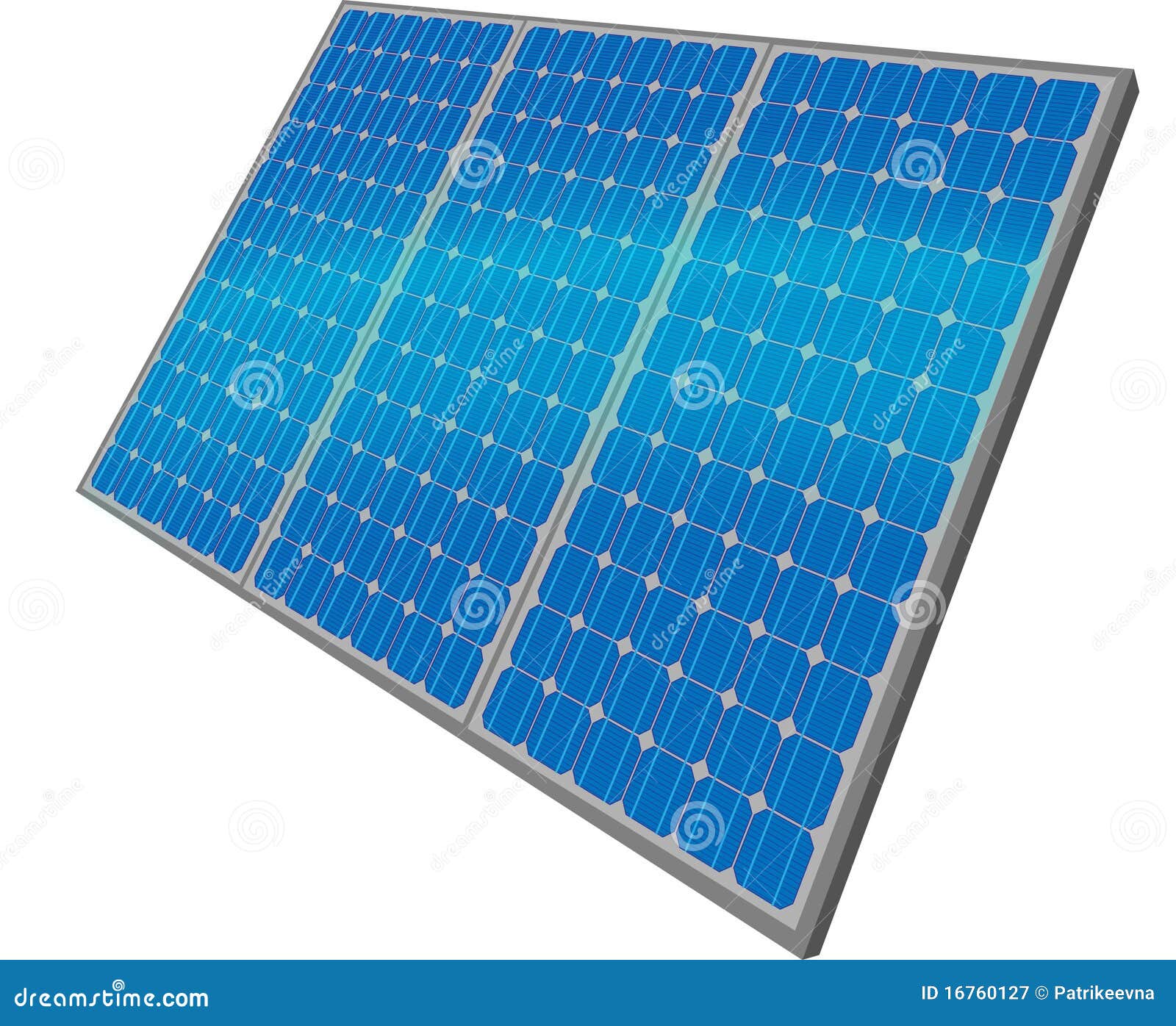 Solar panels stock vector. Illustration of clean, world - 16760127