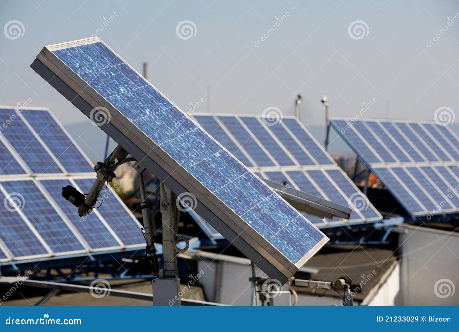 Solar panels stock image. Image of photocell, environmental - 21233029