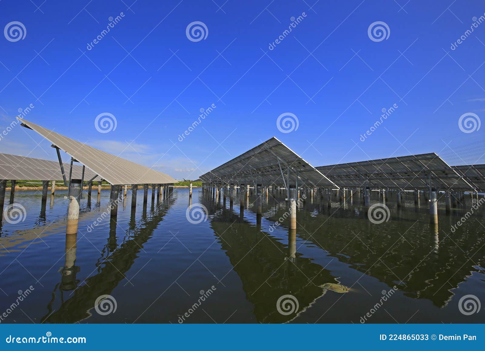 Solar panels stock image. Image of energy, propeller - 224865033