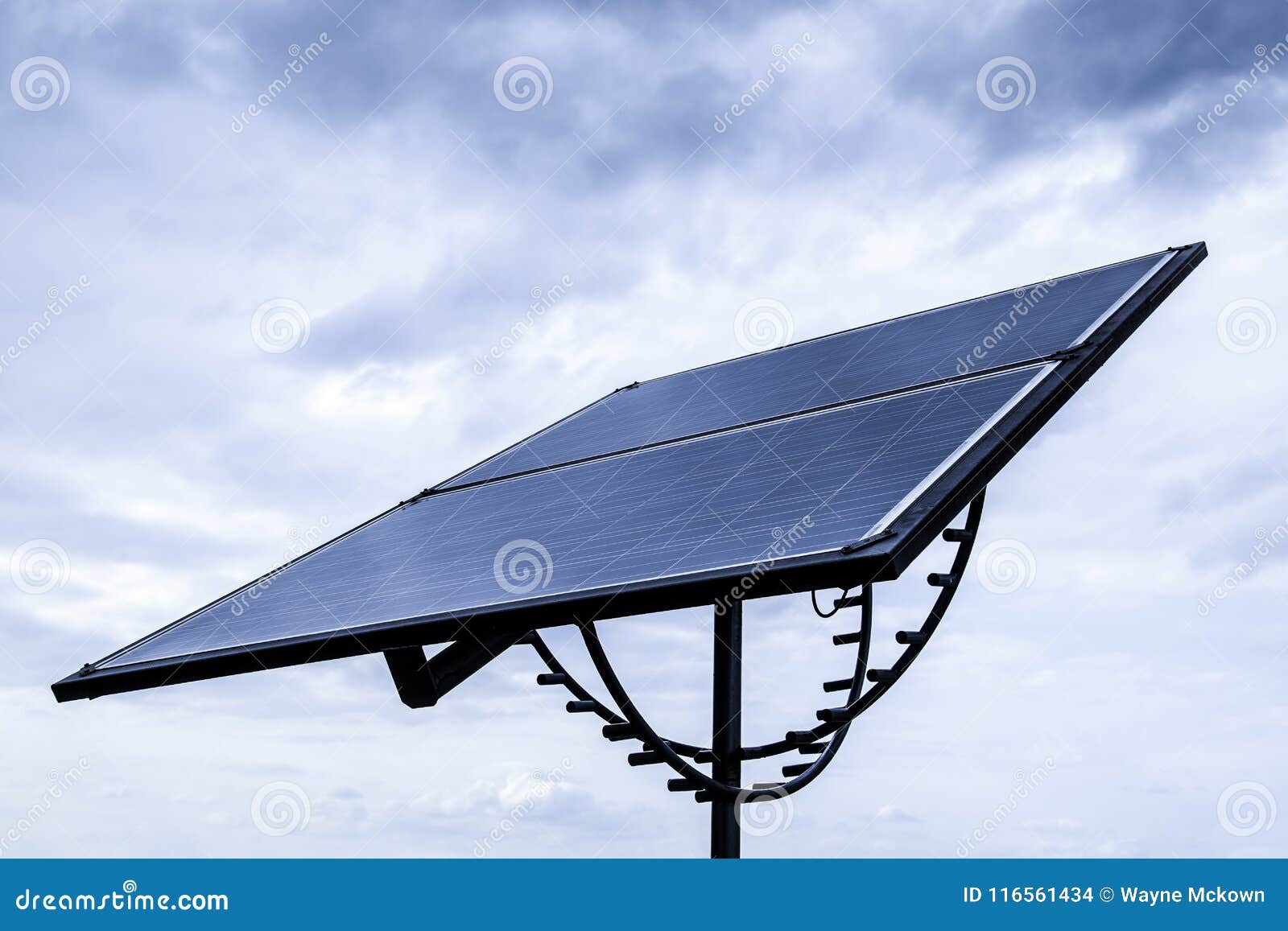 Adjustable solar panels stock photo. Image of generator - 116561434