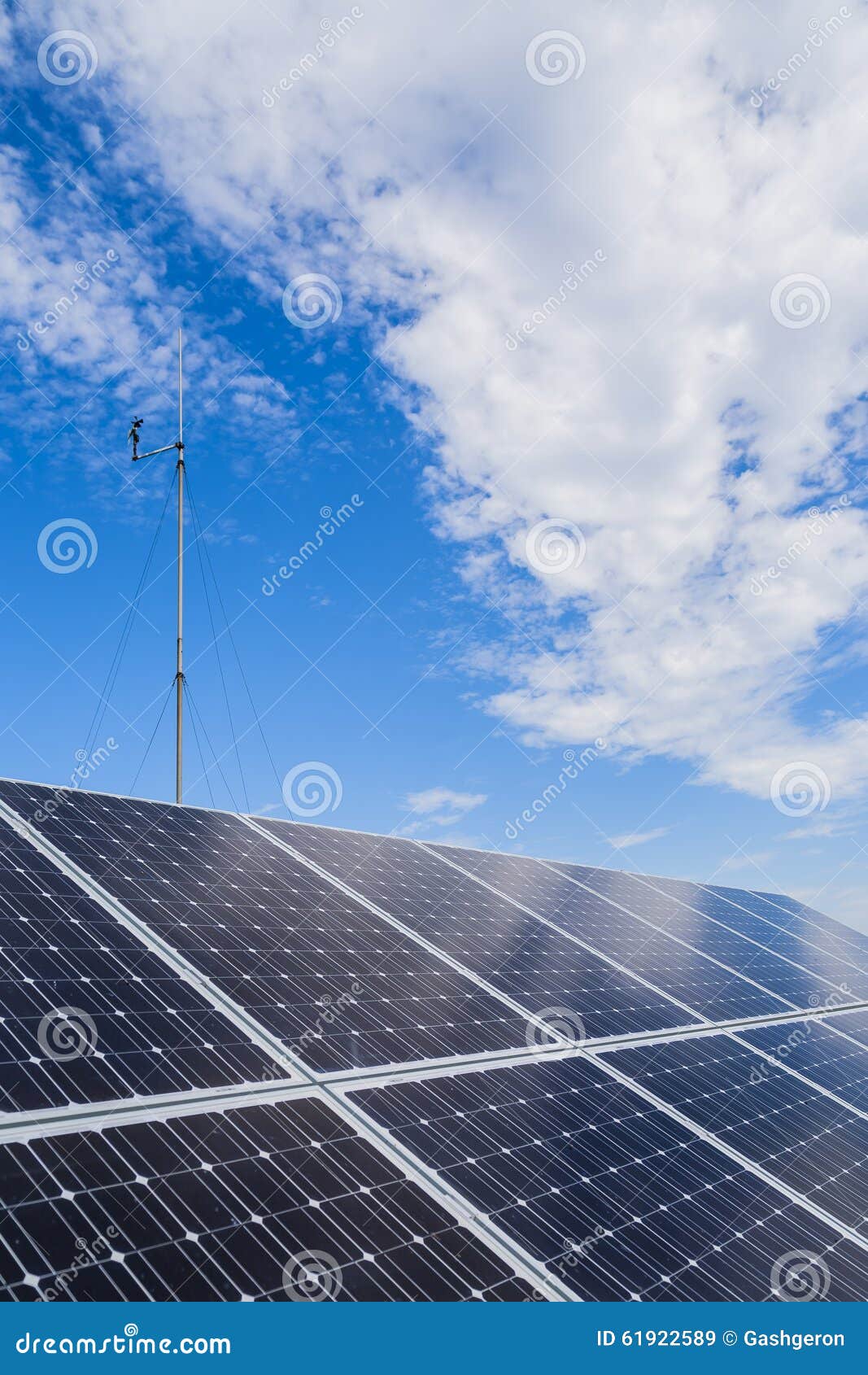 Solar Panels Against the Sky. Stock Image - Image of modern, innovative ...
