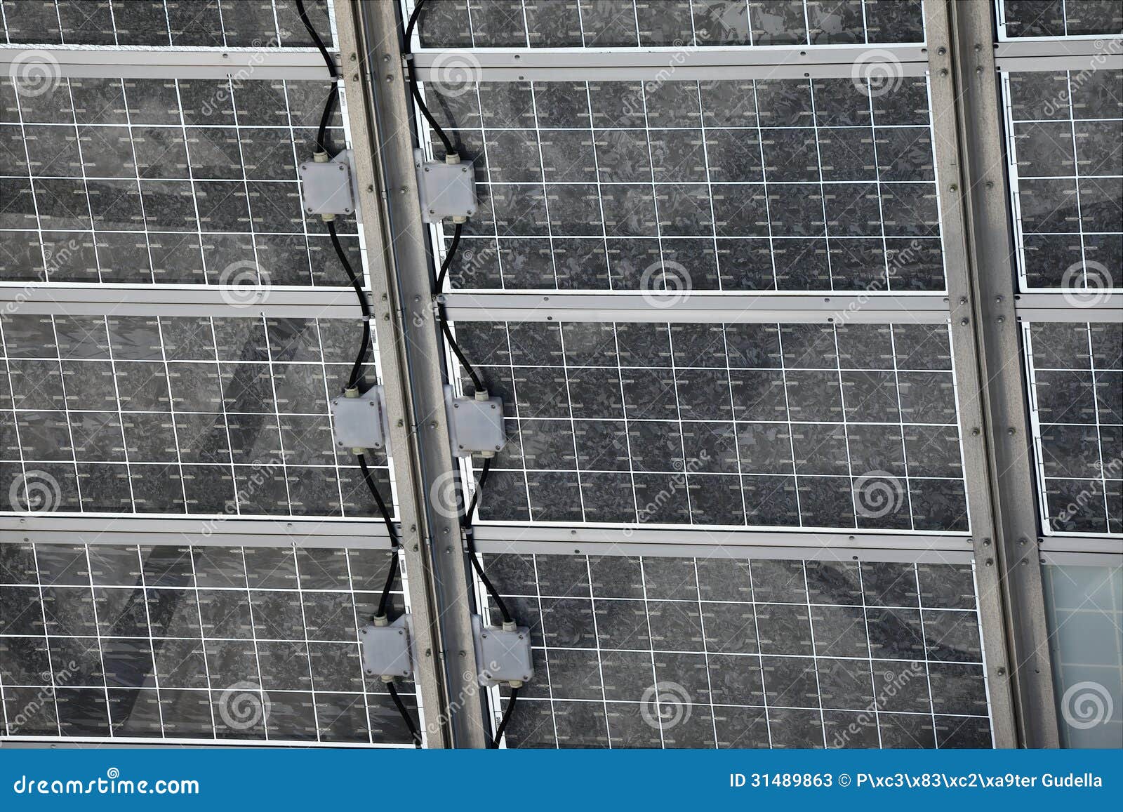 Solar panels stock image. Image of background, back, resource - 31489863