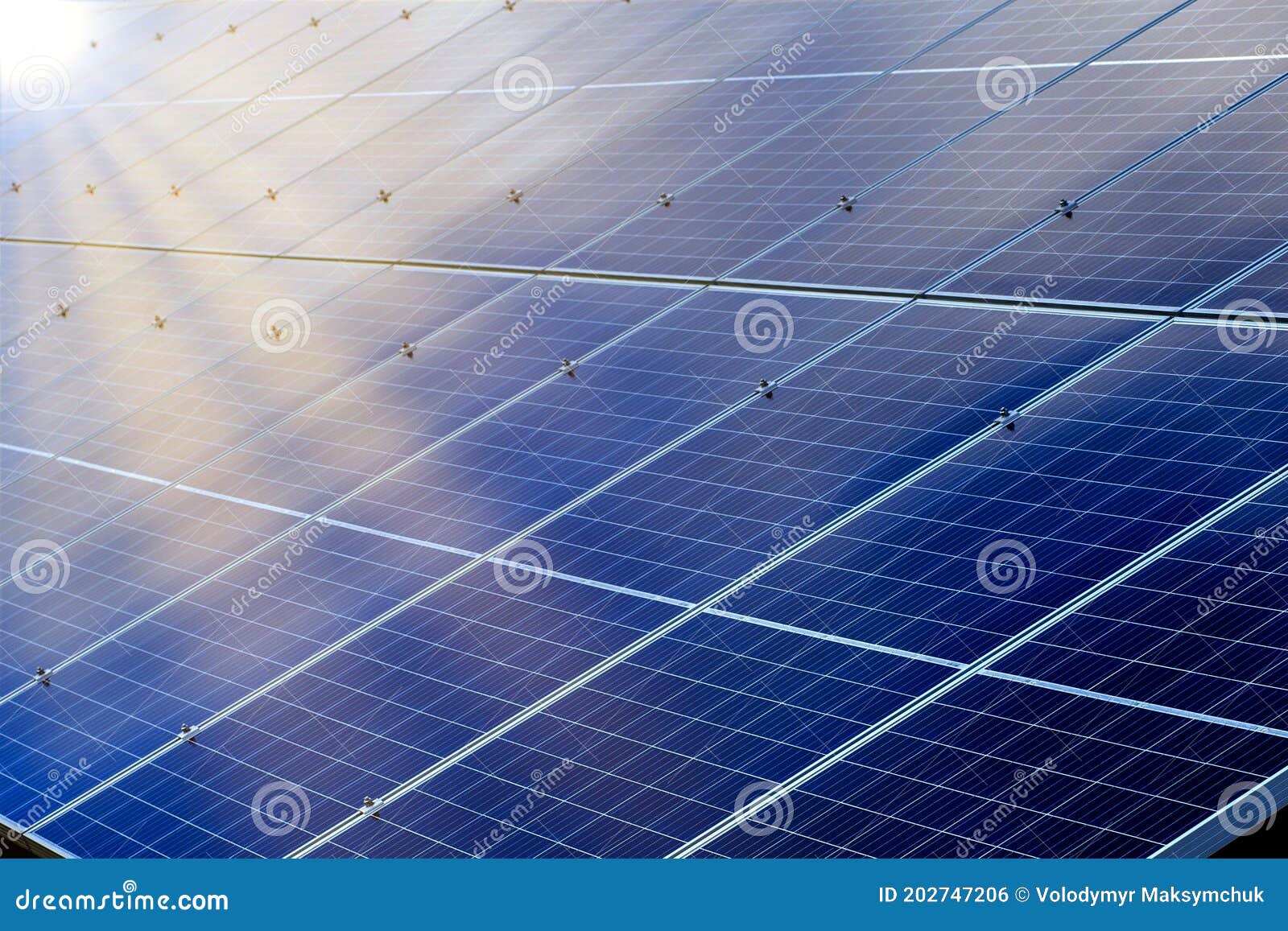 Solar Panels Background. Photovoltaic Renewable Energy Source Stock ...