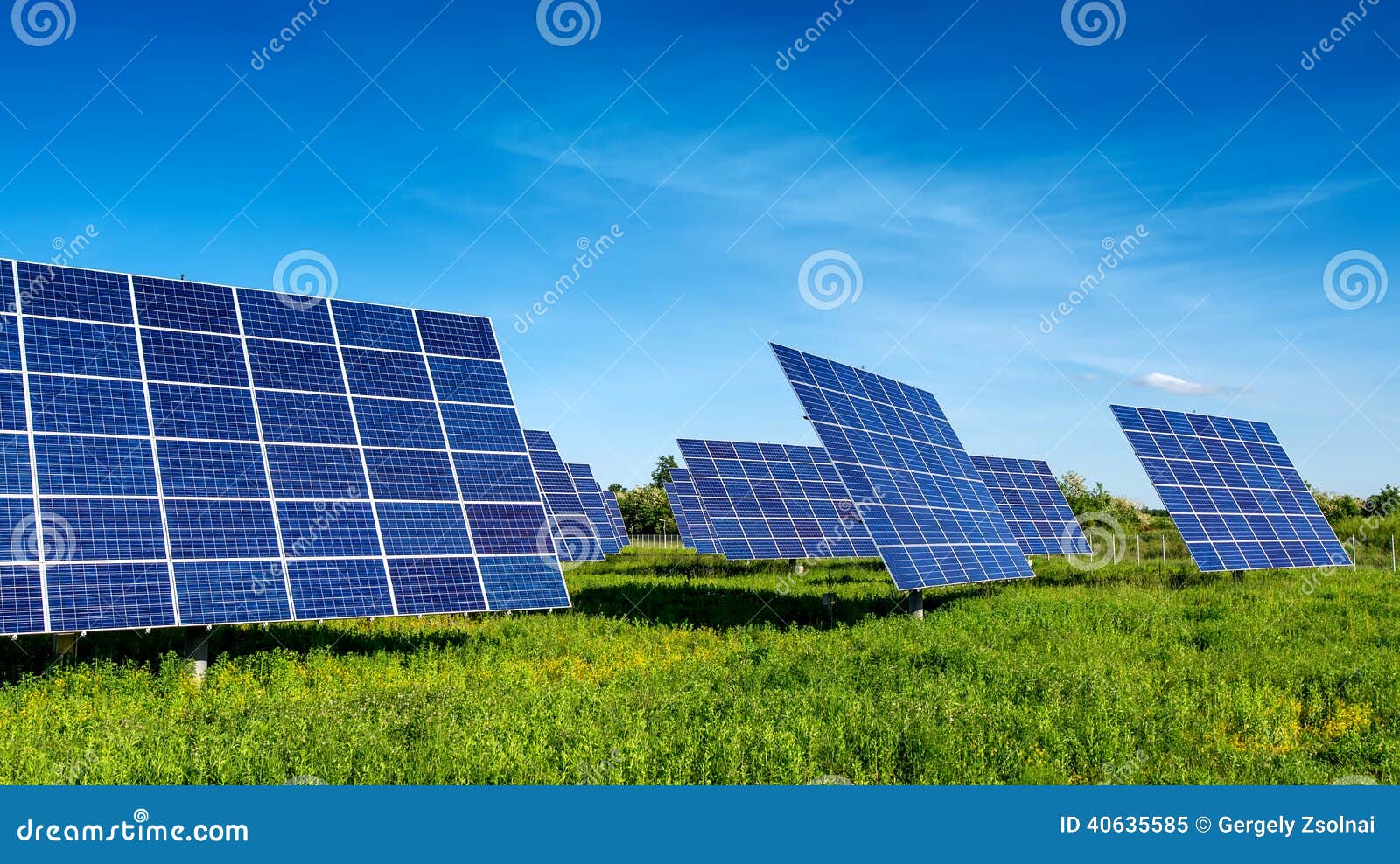 Solar Panels, Beautiful, Fabulous Landscapes Royalty-Free Stock Photo ...