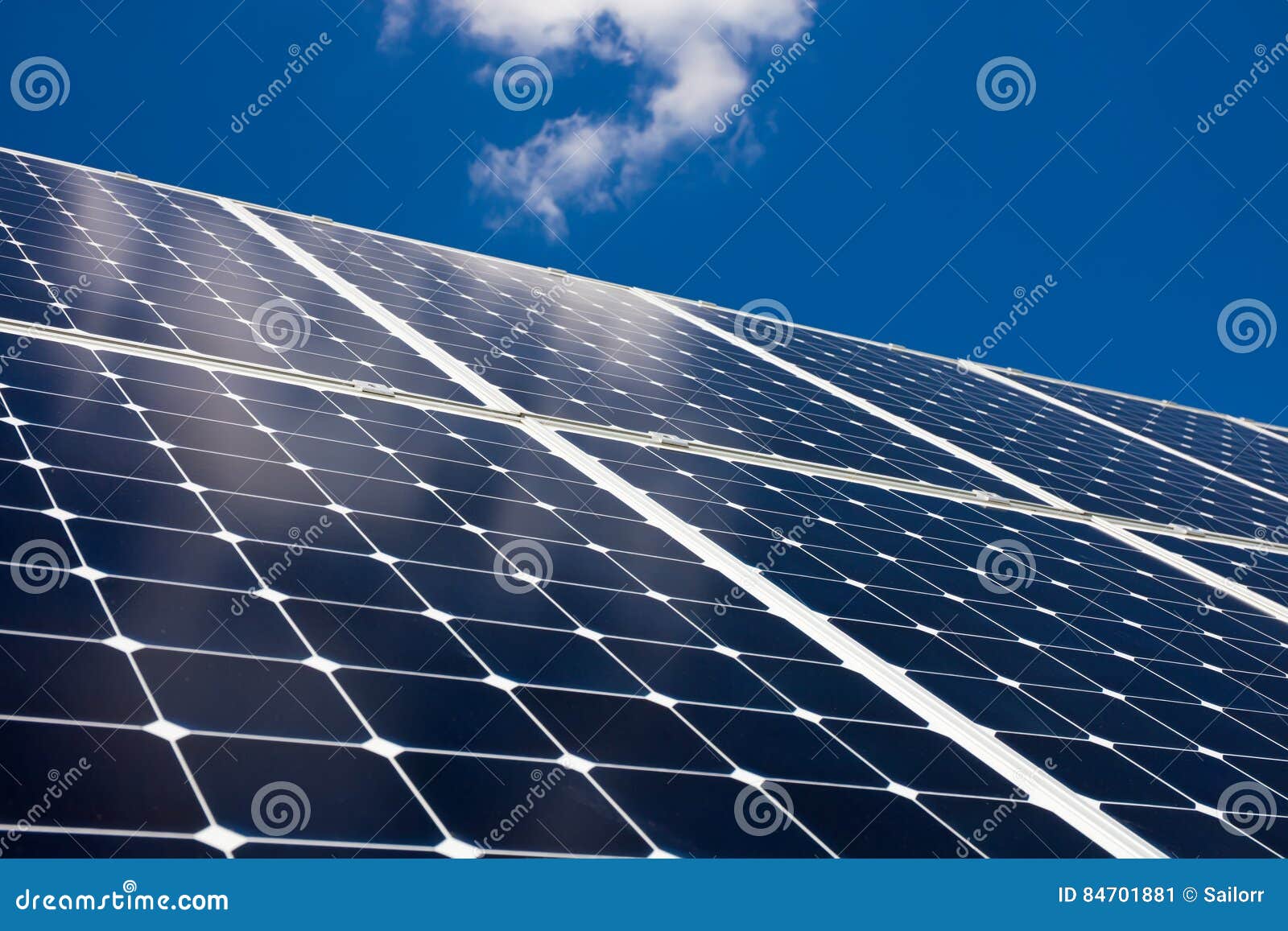 Solar panels and blue sky stock image. Image of generator - 84701881