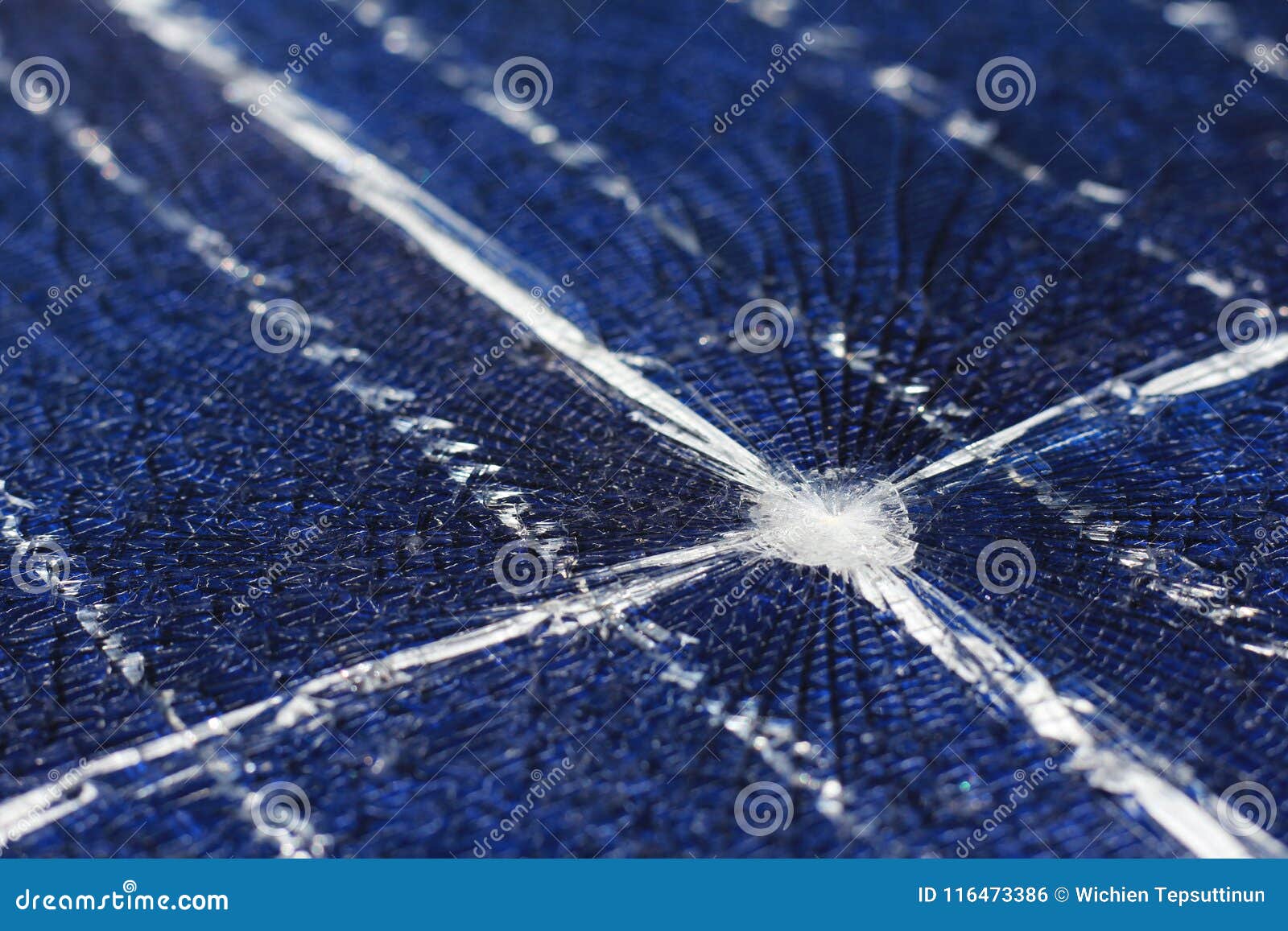 Solar Panels Broken by Lightning Strike Close Up Stock Photo - Image of ...