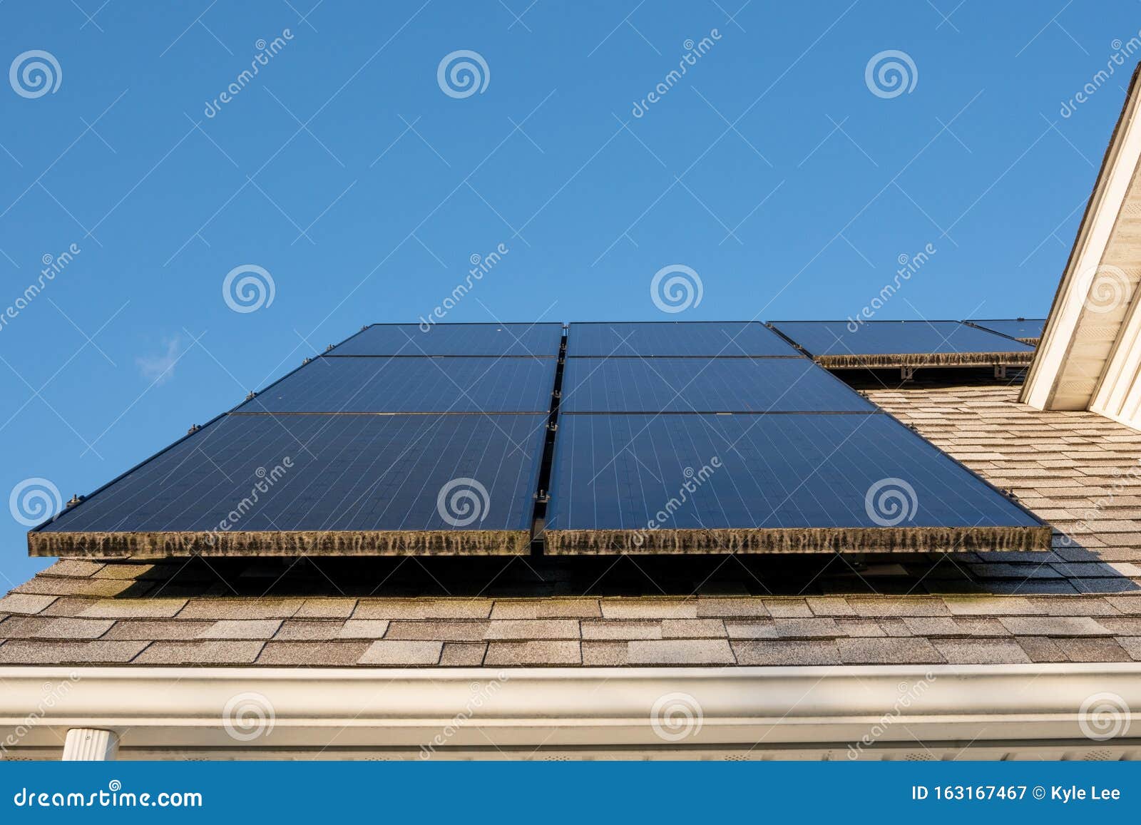 Solar Panels on a Cape Cod Style House Stock Image - Image of exterior ...