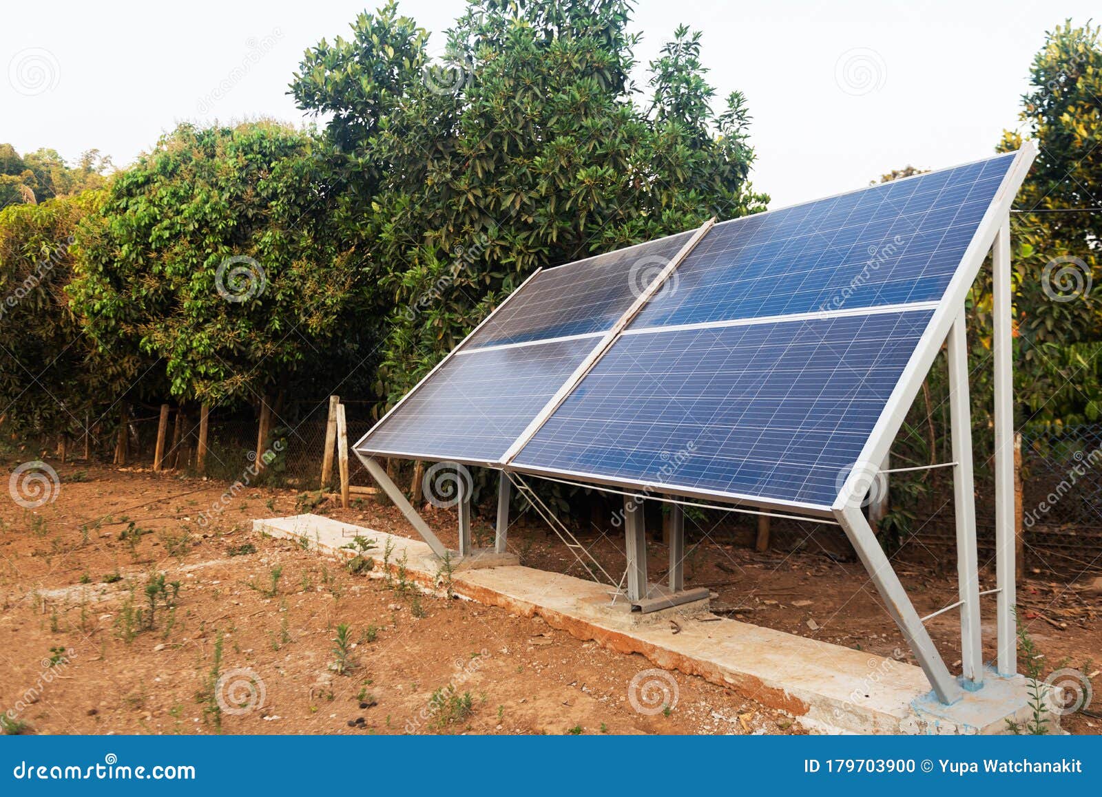 Solar Panels Solar Cell Install Stock Photo - Image of ecology ...