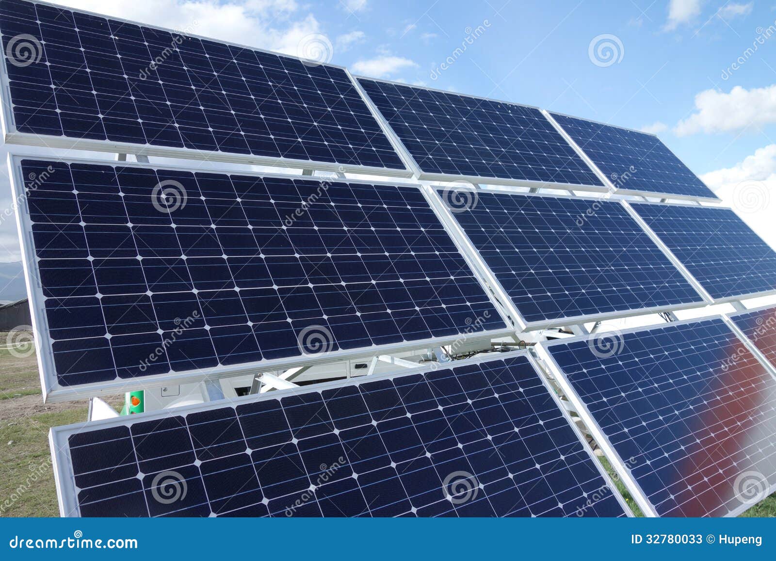 Solar panels cells stock image. Image of consumption - 32780033