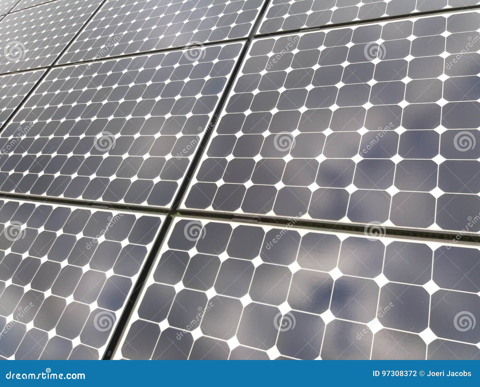 Solar panel close up stock photo. Image of green, paneling - 97308372