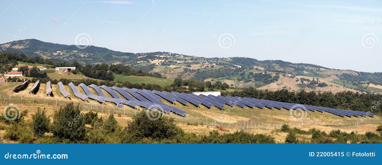 Solar Panels in Countryside Stock Image - Image of power, field: 22005415