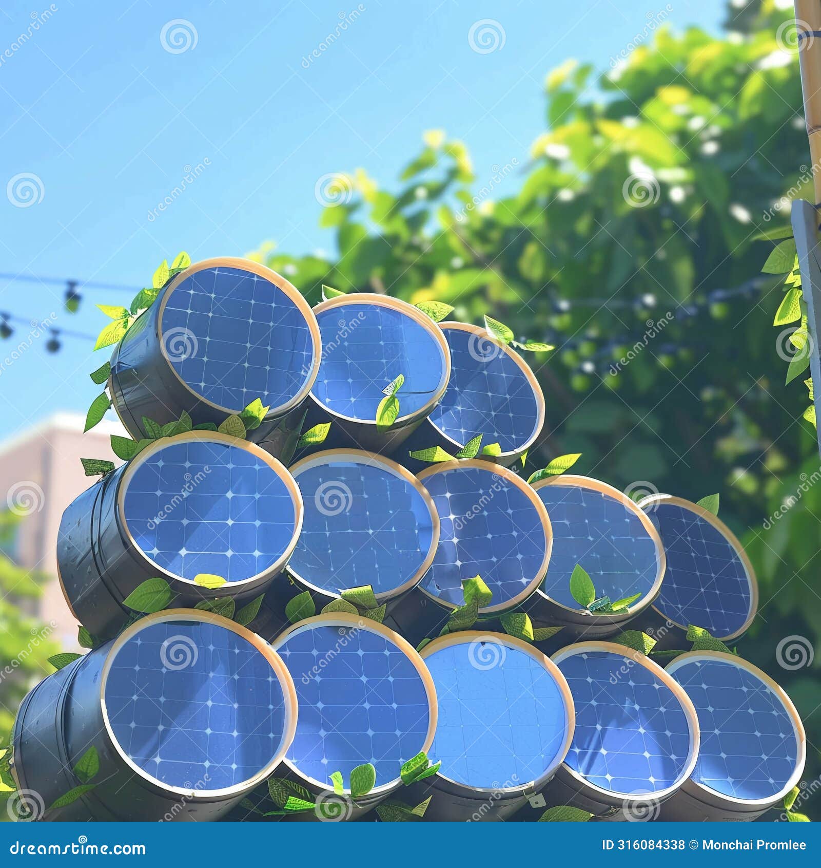 Solar Panels Crafted from Biodegradable Components Symbolize Innovation ...