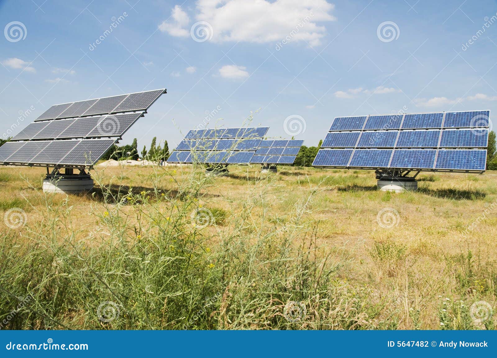 Solar panels on field stock photo. Image of panels, environmental - 5647482