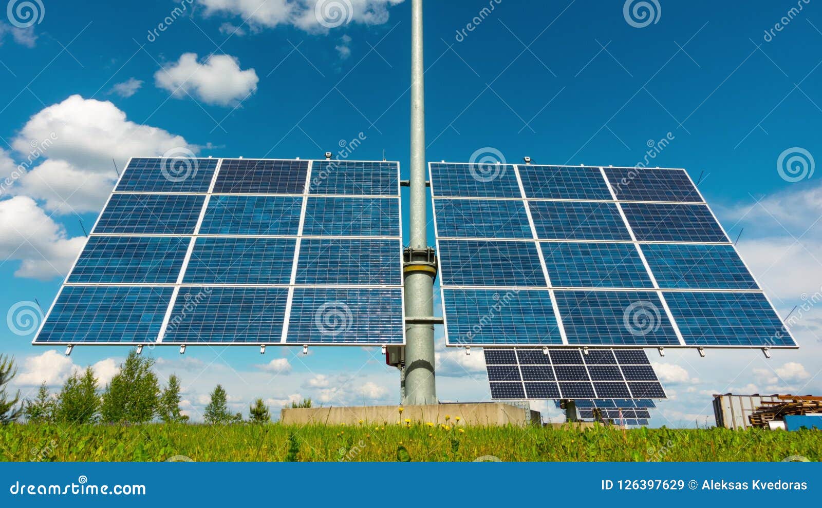 Solar Panels Follow the Sun, Time-lapse Stock Video - Video of ...