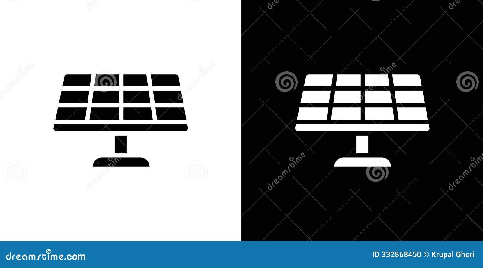 Solar Panels Icon Logo Set Vector Stock Vector - Illustration of ...