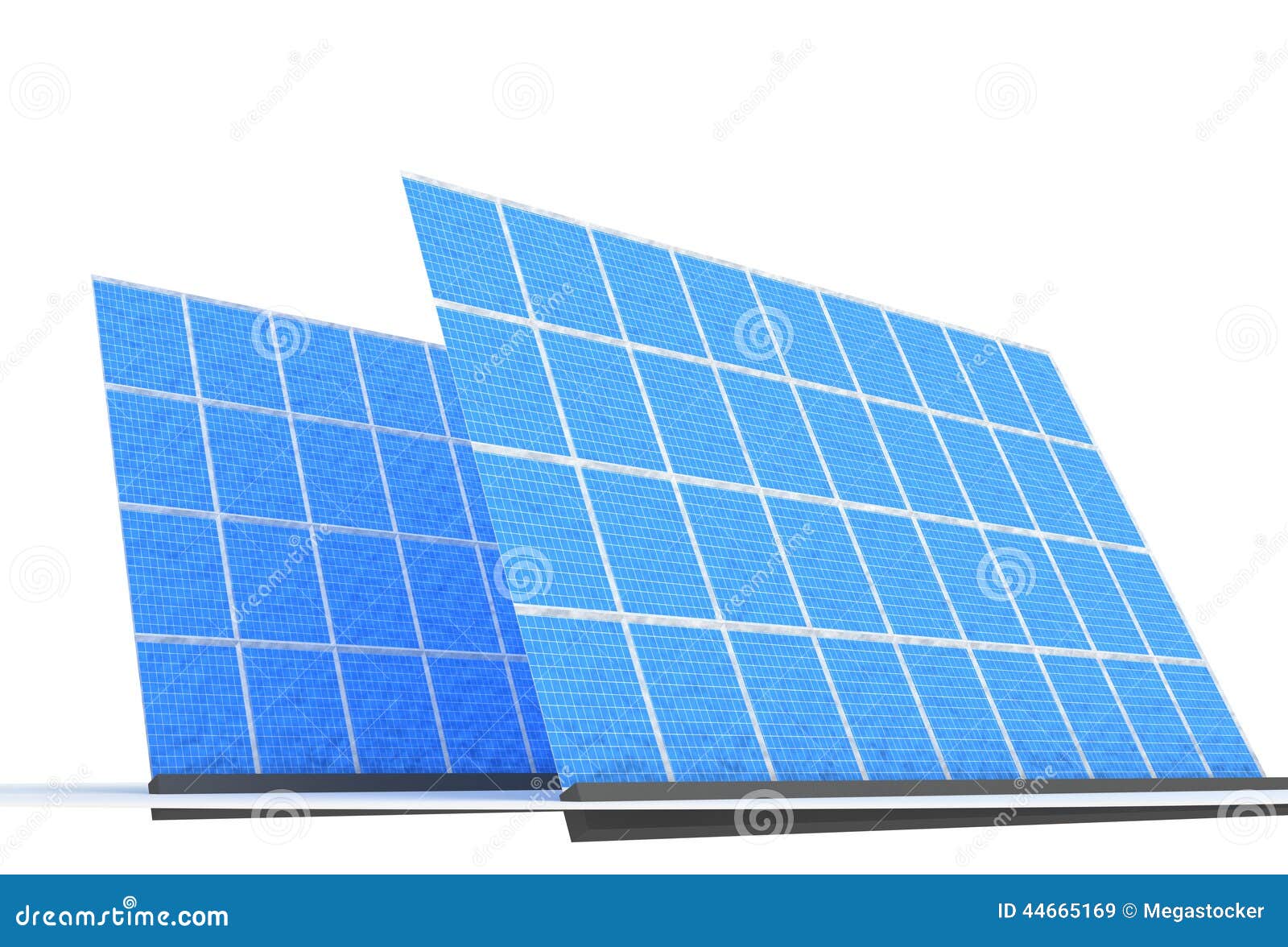 Solar panels stock illustration. Illustration of industry - 44665169