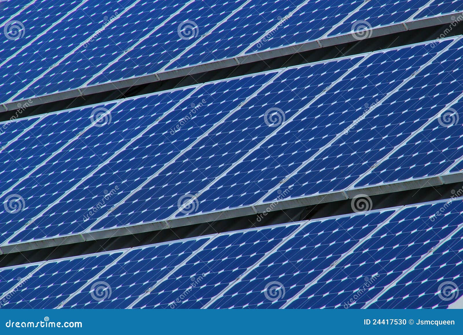 Solar Panels Lines stock photo. Image of electricity - 24417530