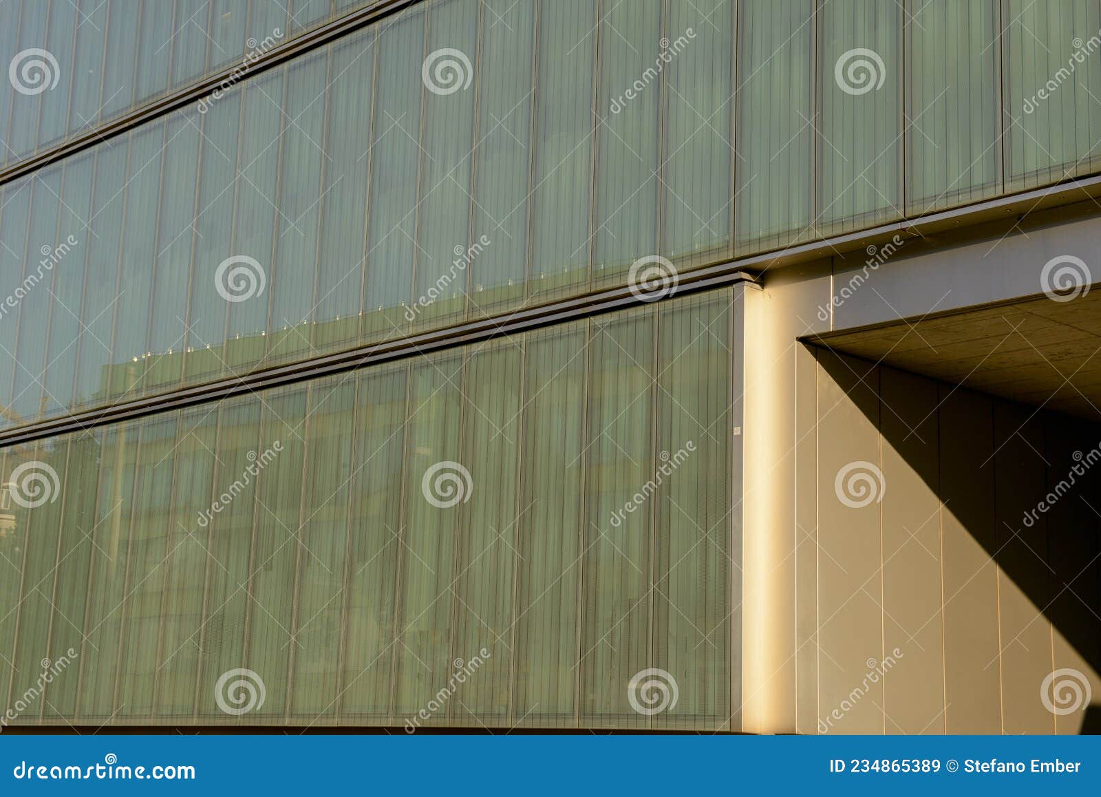 Solar Panels of a Modern Building for Renewable Energy at Basel on ...